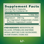 Vegetarian magnesium for daily wellness support