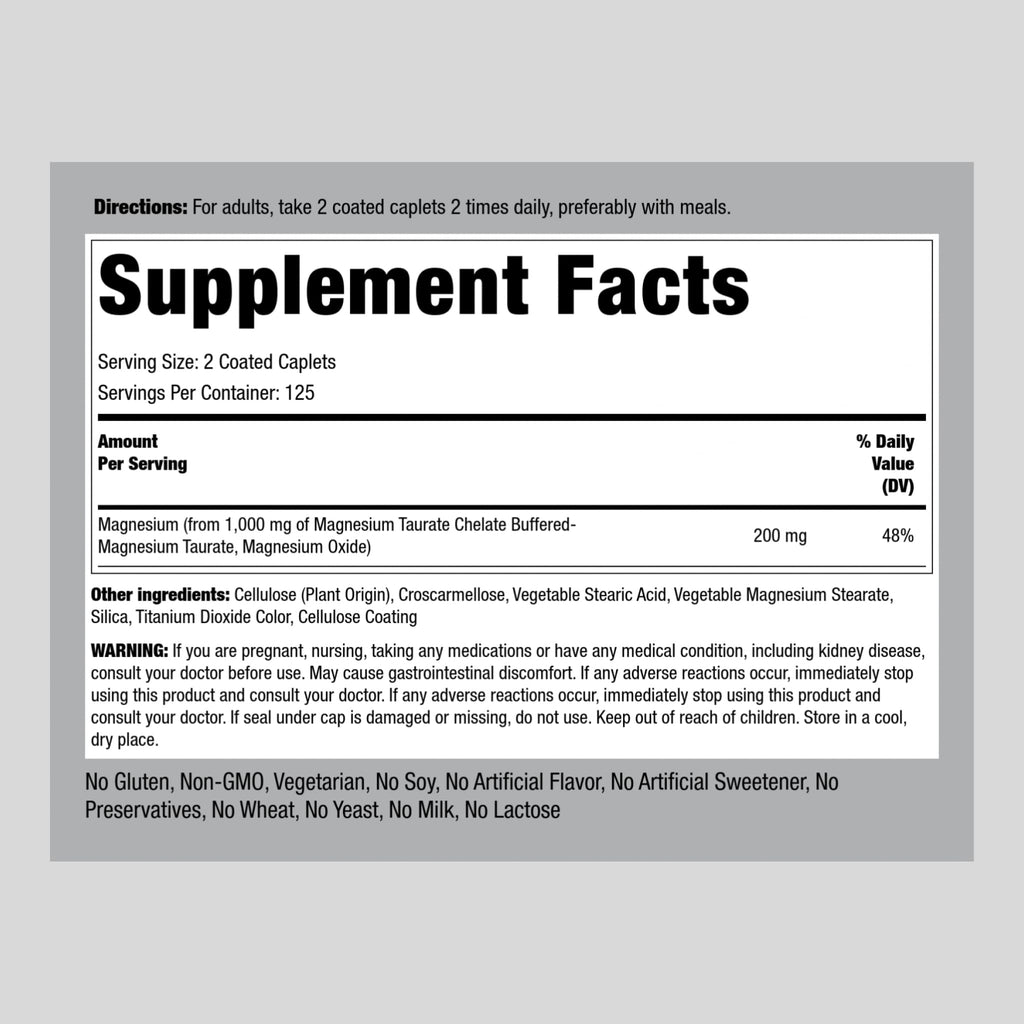 Vegetarian magnesium for healthy living