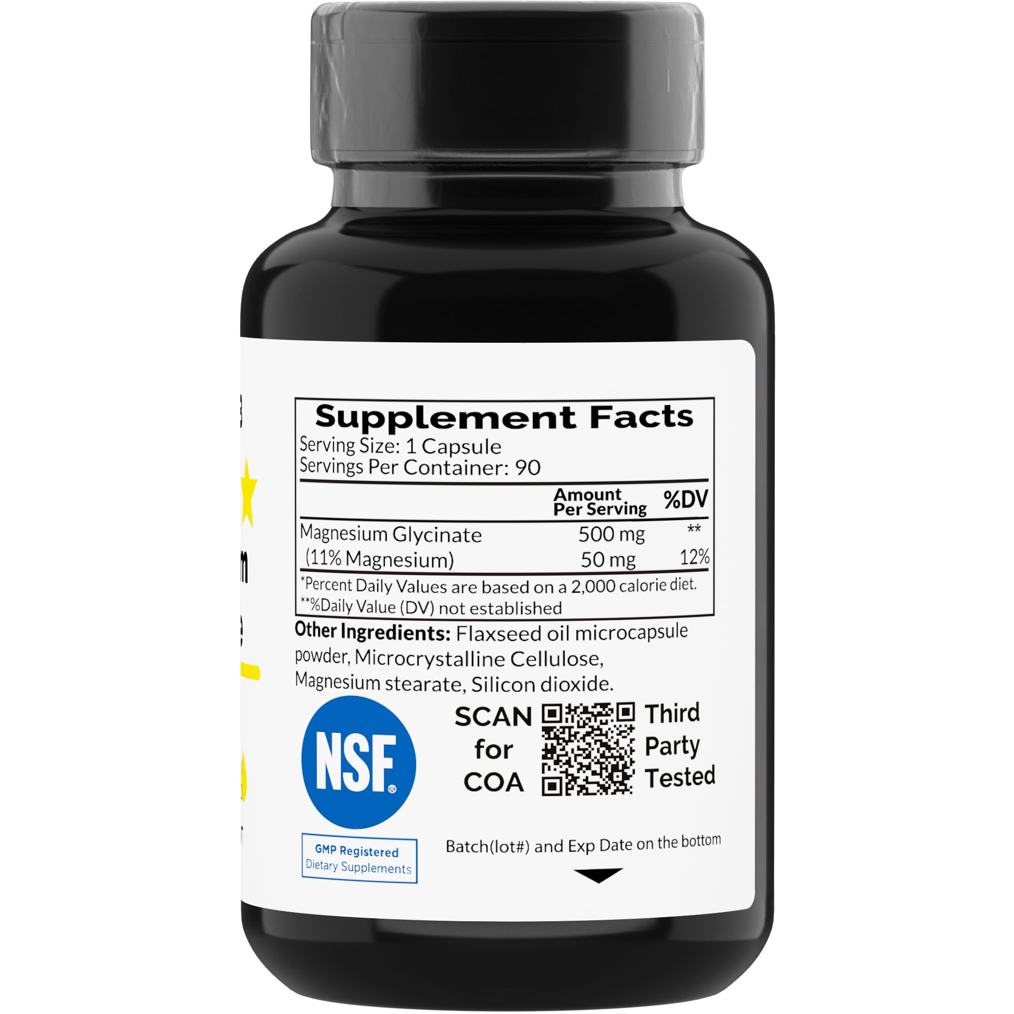 Vegetarian magnesium glycinate for wellness