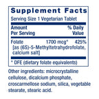 vegetarian methylfolate tablets