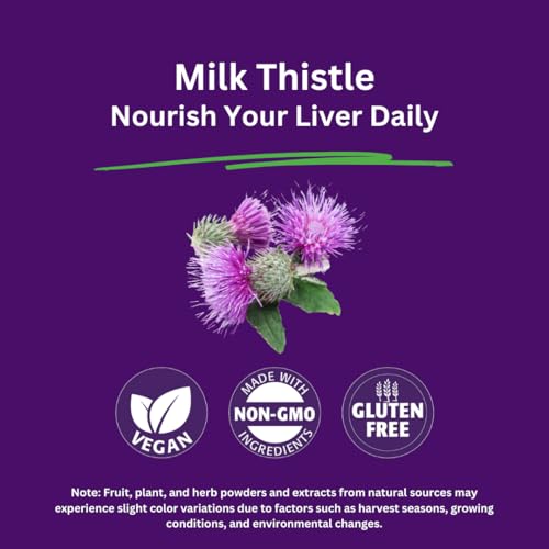 vegetarian milk thistle capsules for everyday use