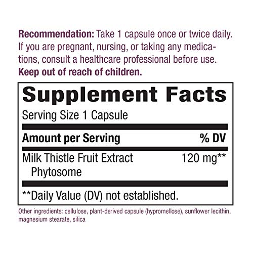 vegetarian milk thistle for healthy liver