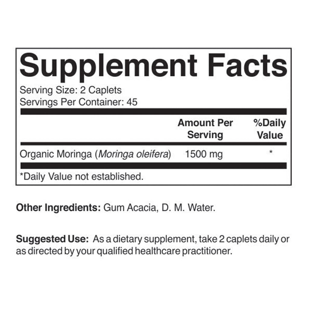 vegetarian moringa tablets for energy
