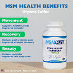 Vegetarian MSM supplement for joints