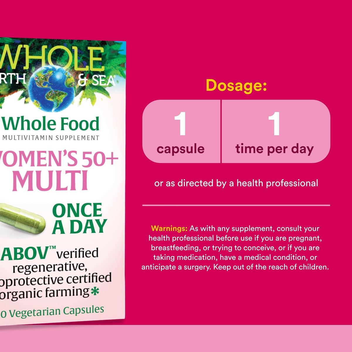 vegetarian multivitamin for mature women