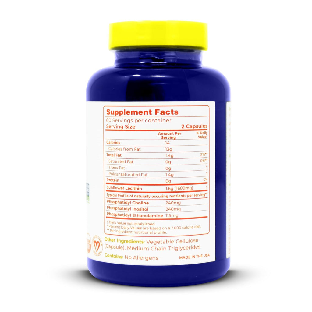 Vegetarian multivitamin with lecithin benefits