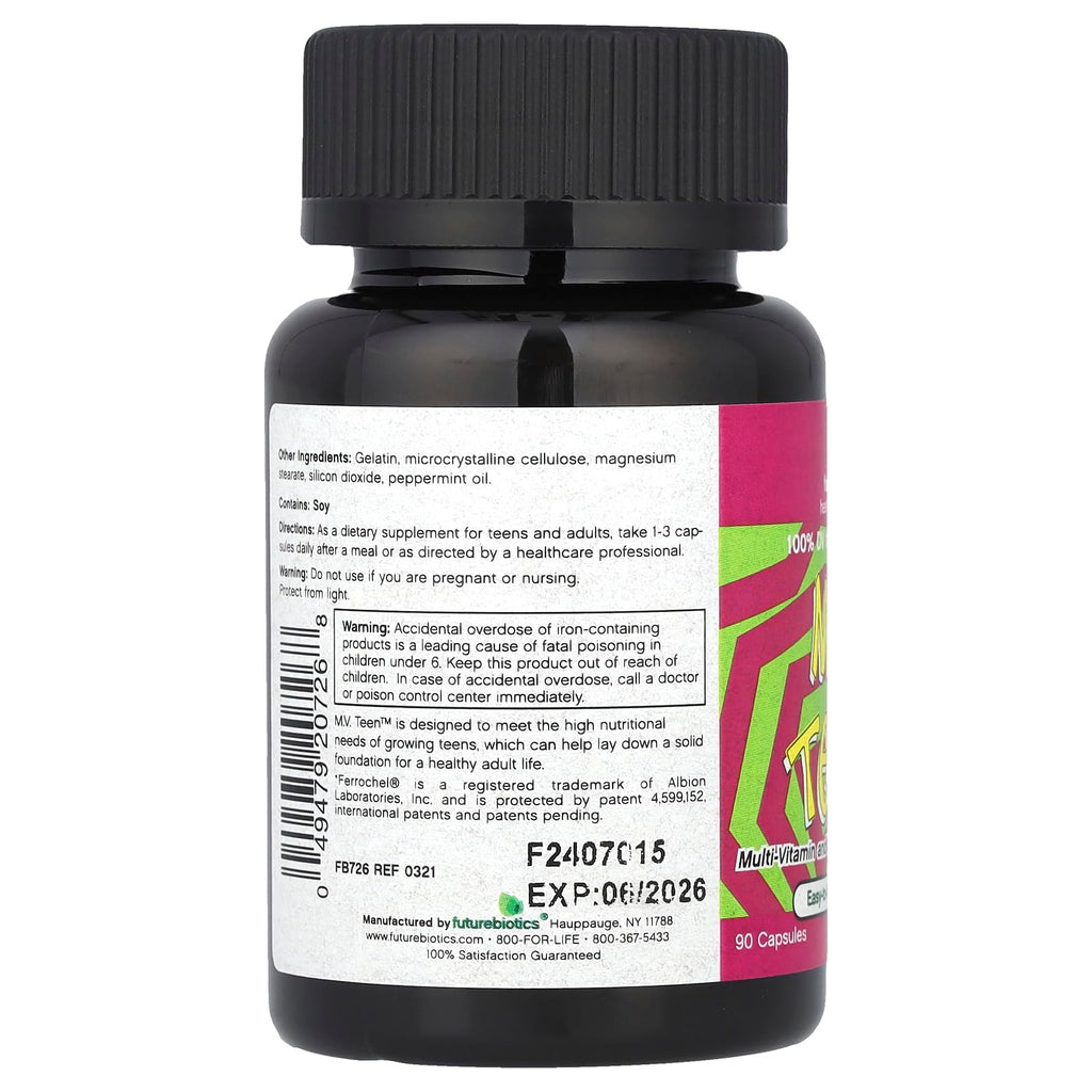 vegetarian multivitamins for teen nutrition