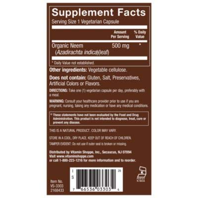 vegetarian neem capsules for health