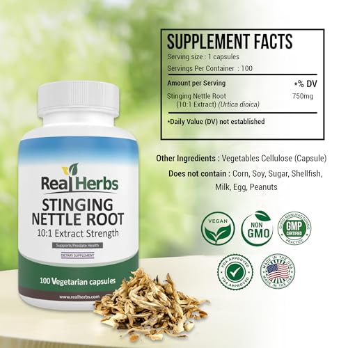 vegetarian nettle capsules for wellness
