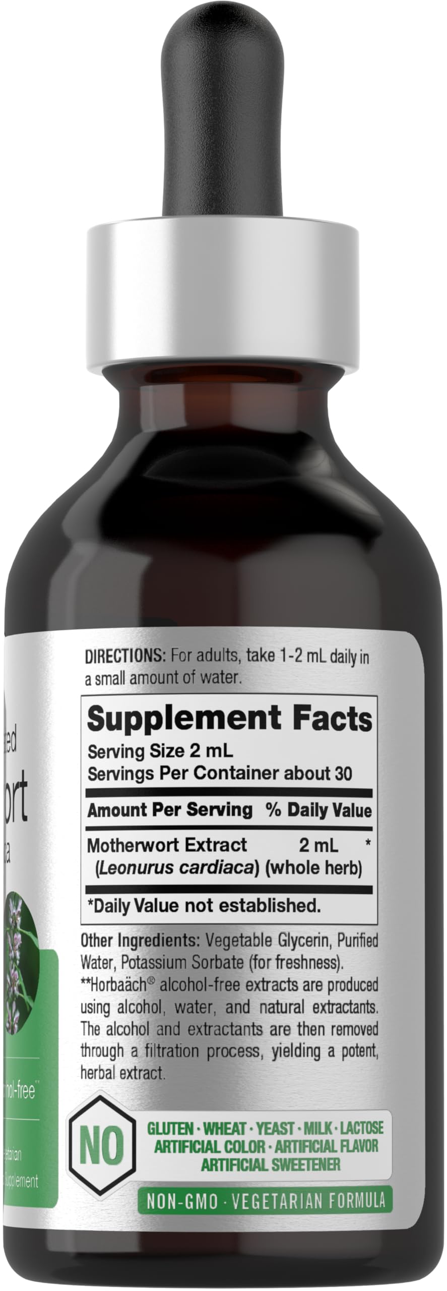 Vegetarian non-GMO Motherwort supplement