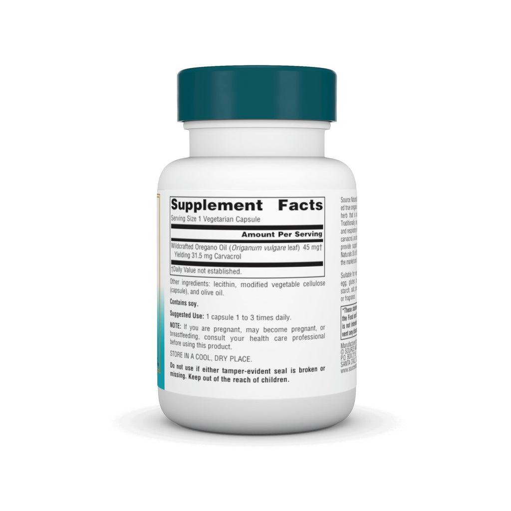 vegetarian oil of oregano supplement
