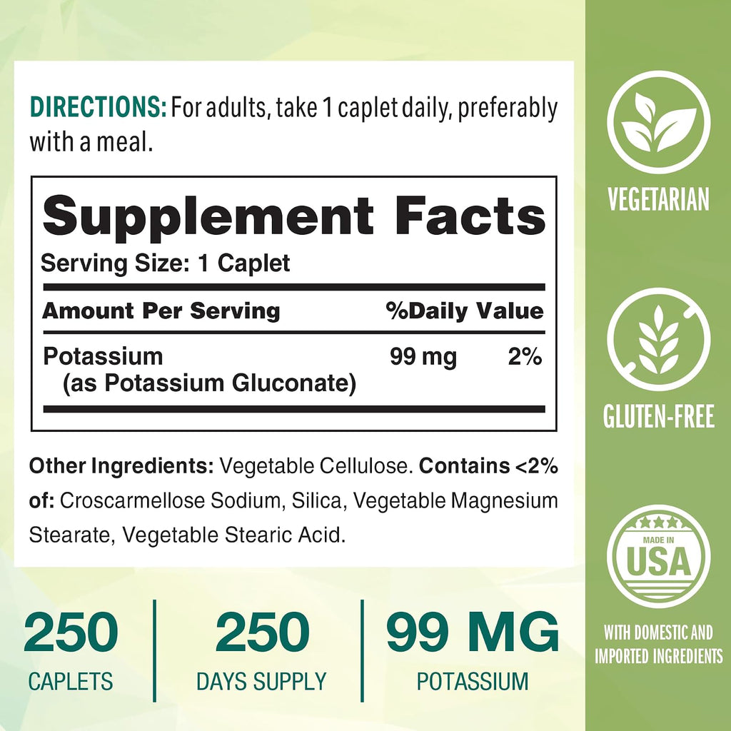 vegetarian potassium caplets for energy