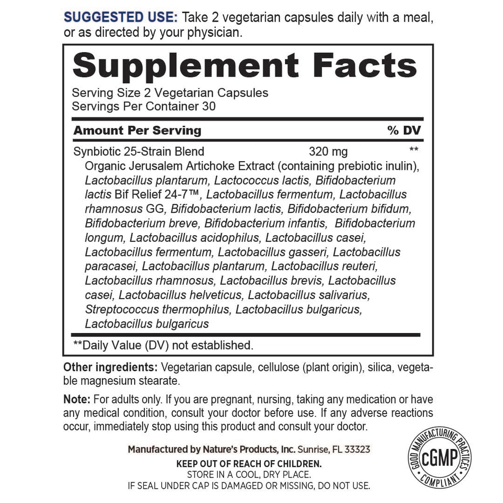 vegetarian probiotic supplement for digestion