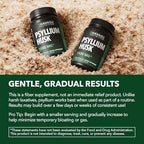 Vegetarian psyllium capsules for wellness