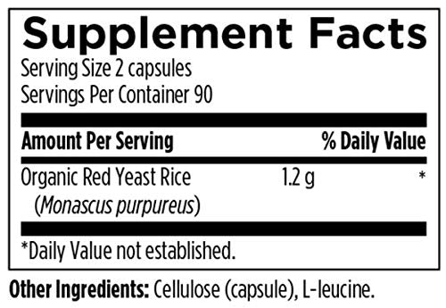 vegetarian red yeast rice formula