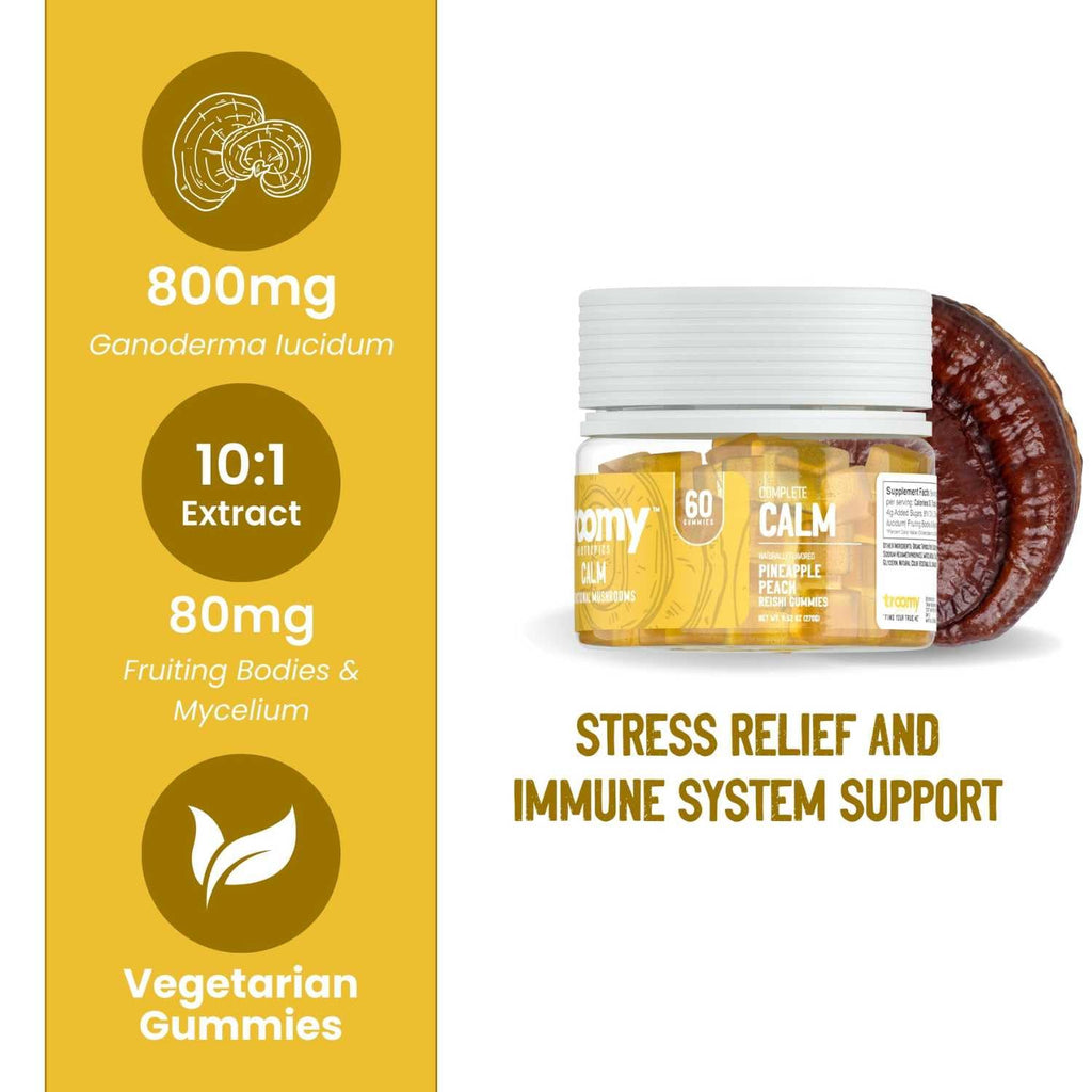 Vegetarian Reishi mushroom health gummies