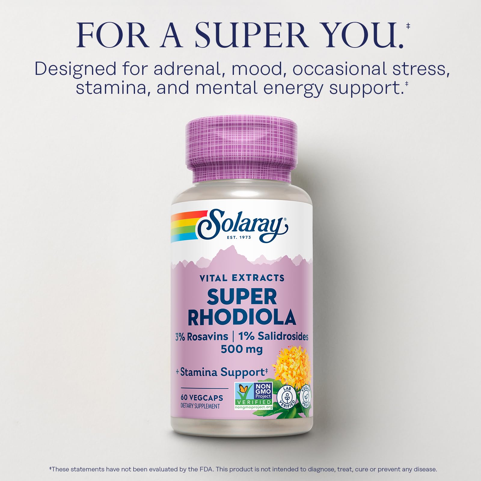 vegetarian rhodiola for mood support