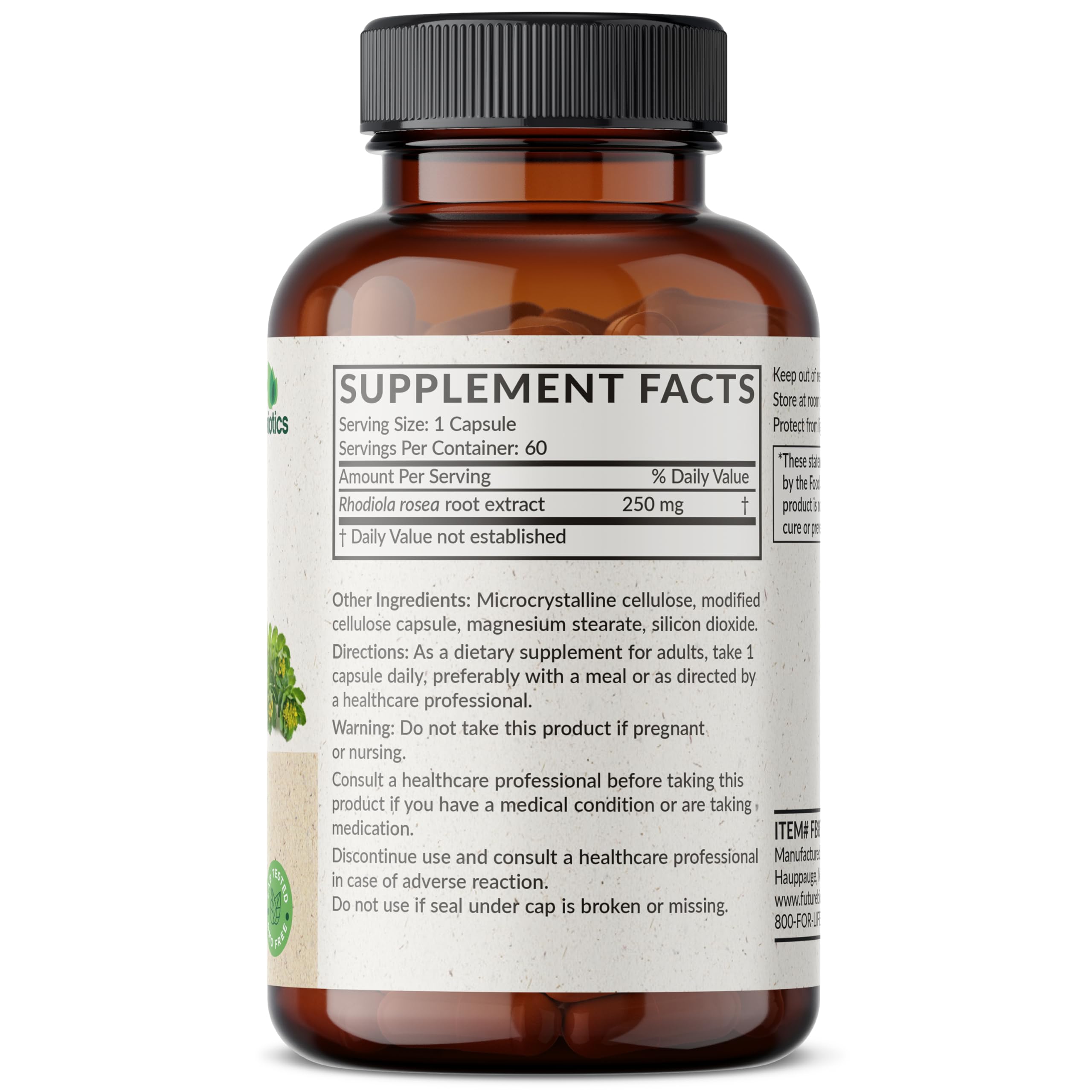 vegetarian Rhodiola Rosea health benefits