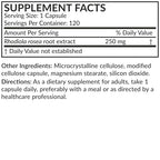 vegetarian rhodiola supplement for mood support