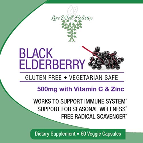 Vegetarian safe elderberry health support