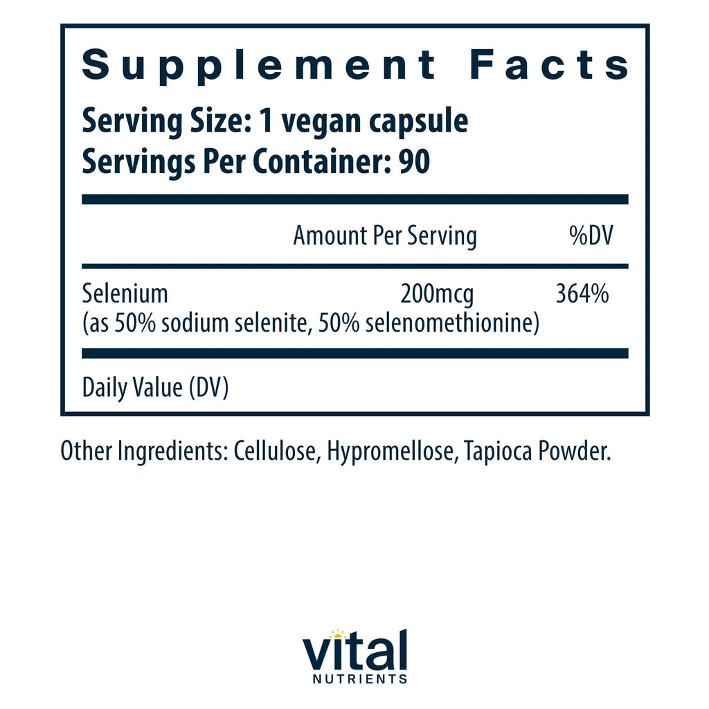 vegetarian selenium capsules for health