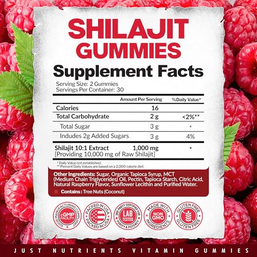 Vegetarian shilajit gummies for daily health