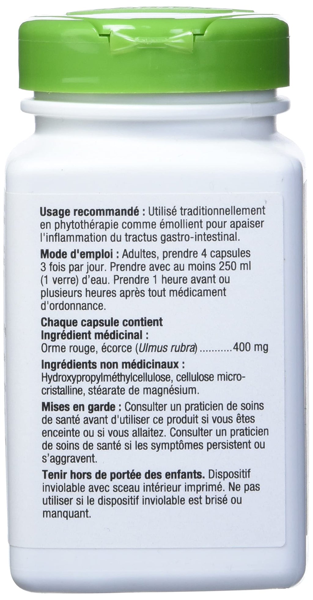 vegetarian Slippery Elm supplement