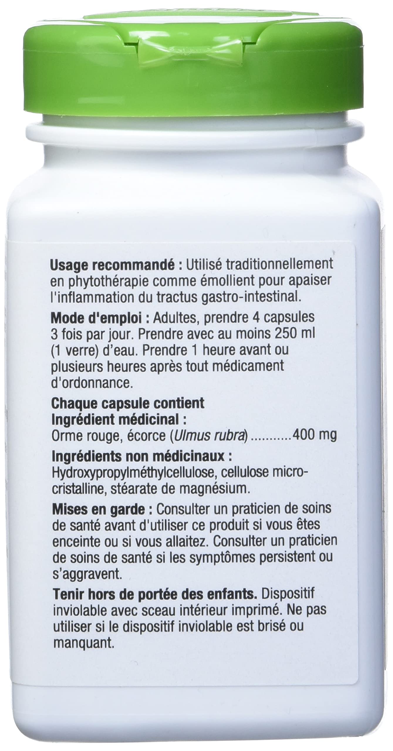 vegetarian Slippery Elm supplement
