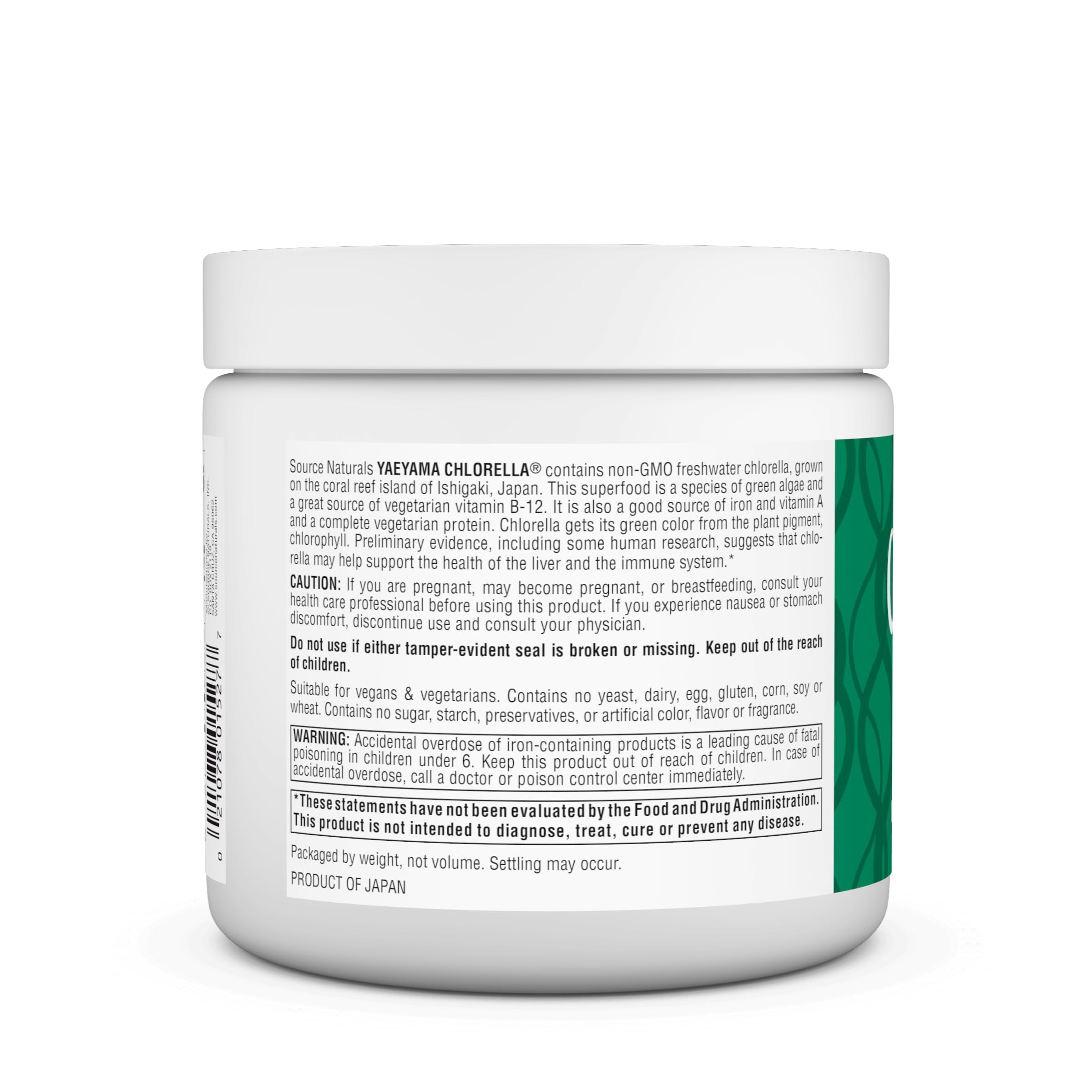vegetarian source of vitamin B-12 chlorella
