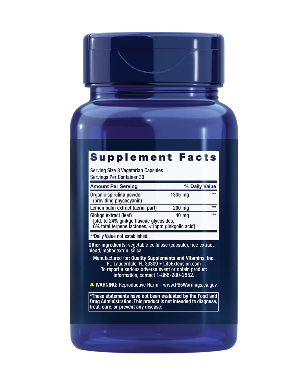 vegetarian spirulina for DNA support