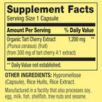 vegetarian tart cherry extract supplement