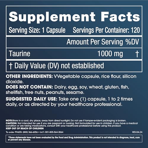 Vegetarian taurine for healthy aging