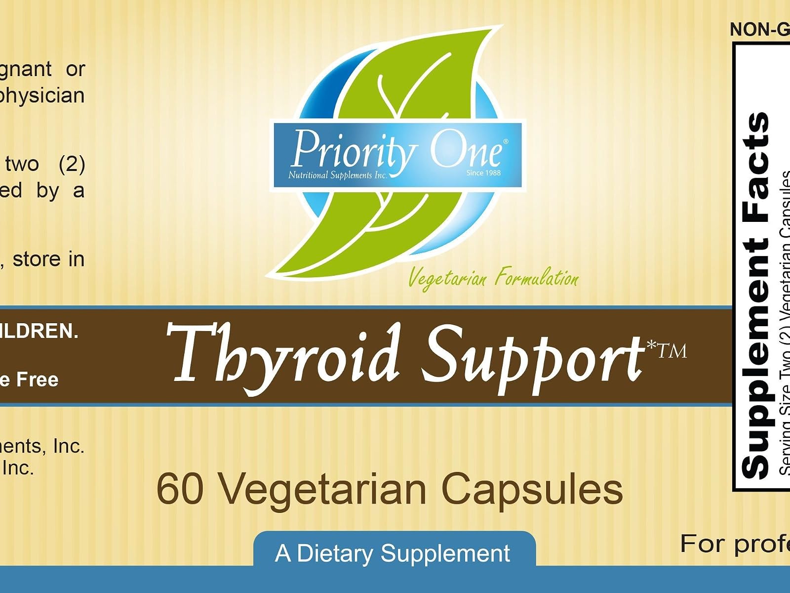 vegetarian thyroid support vitamins