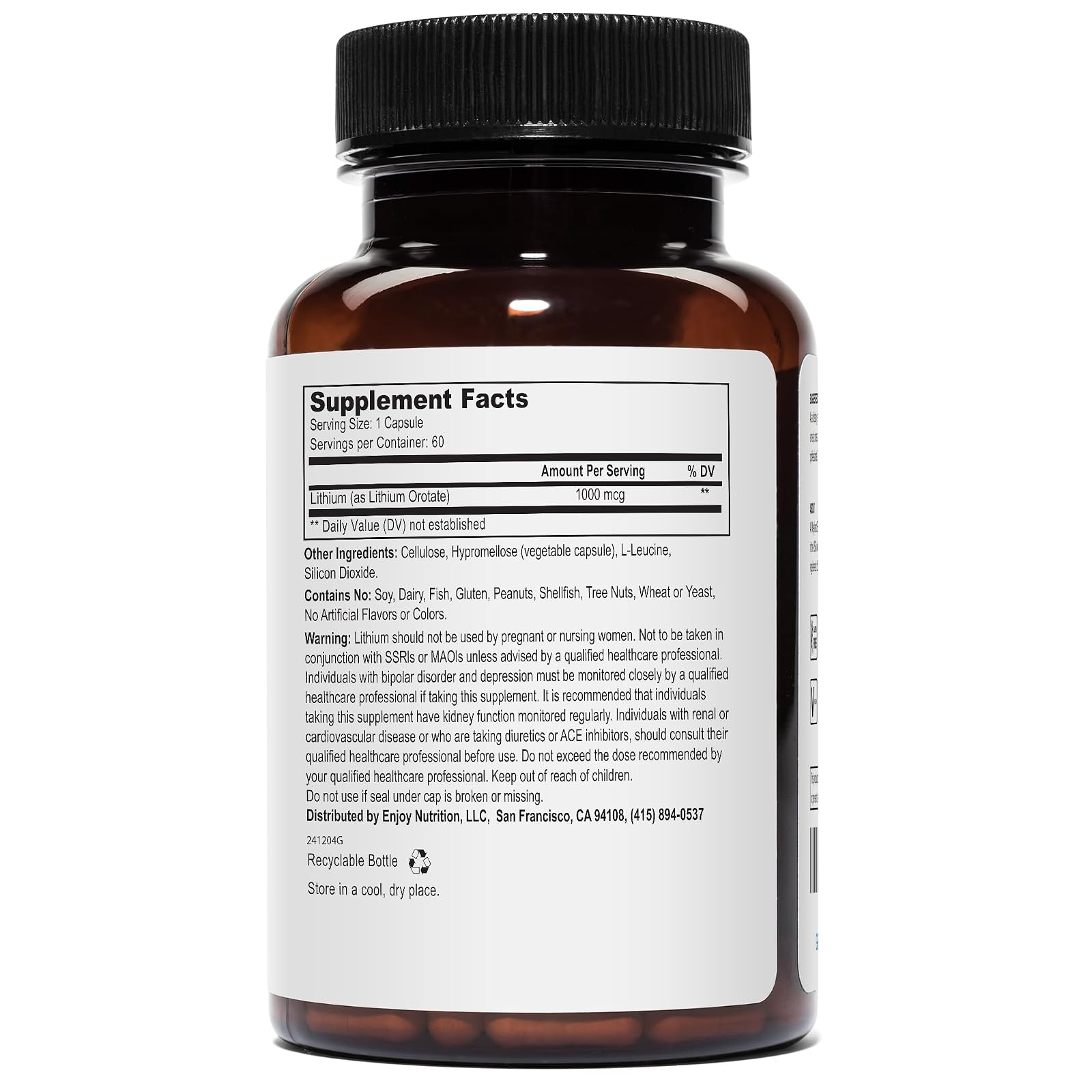Vegetarian trace mineral supplement