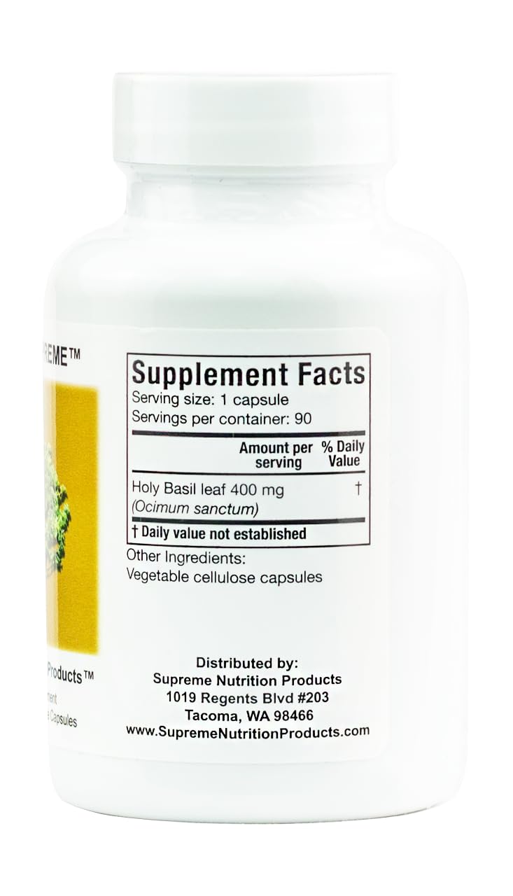 Vegetarian Tulsi Supreme supplement benefits