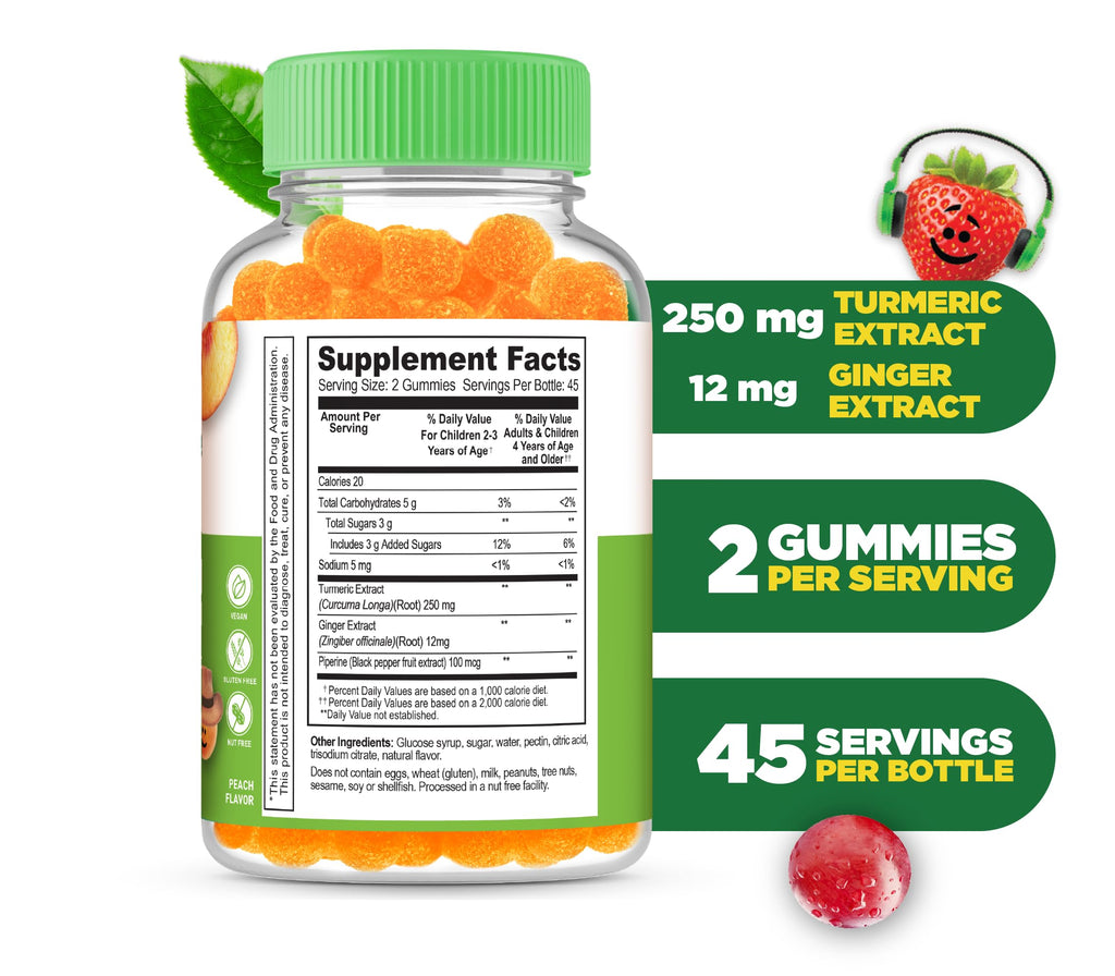 vegetarian turmeric and ginger supplements