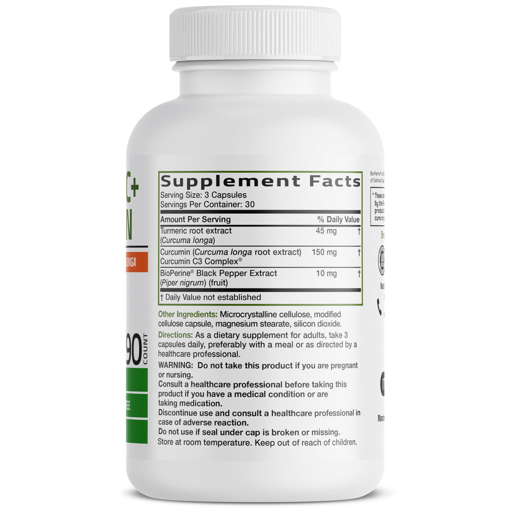 Vegetarian turmeric capsules for daily wellness
