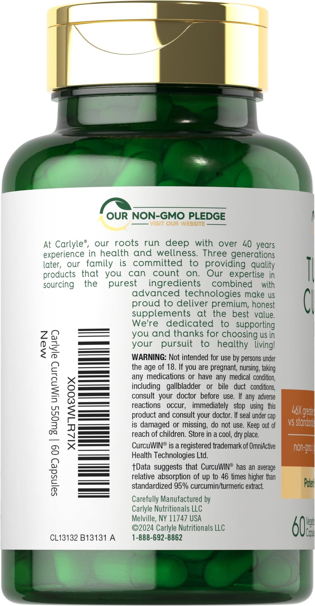 vegetarian turmeric curcumin formula
