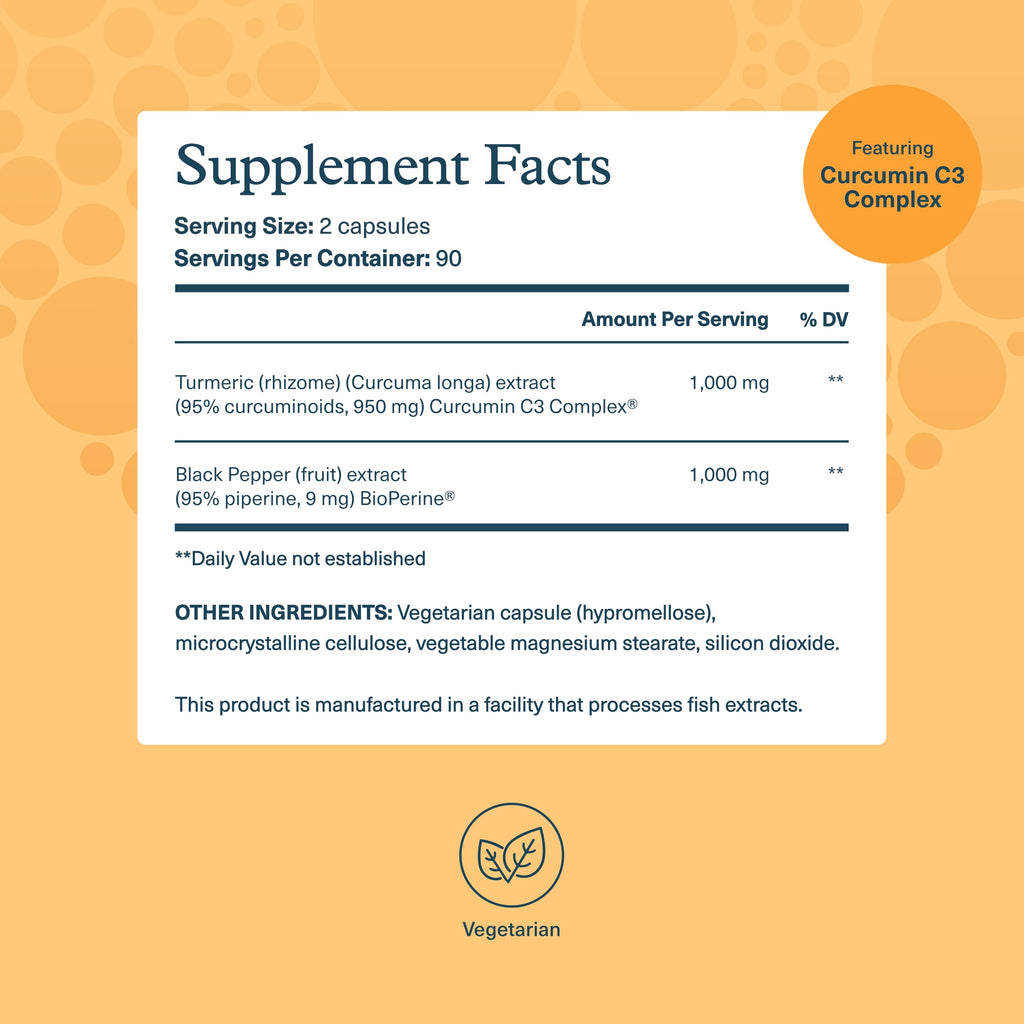 vegetarian turmeric supplement 1000 mg