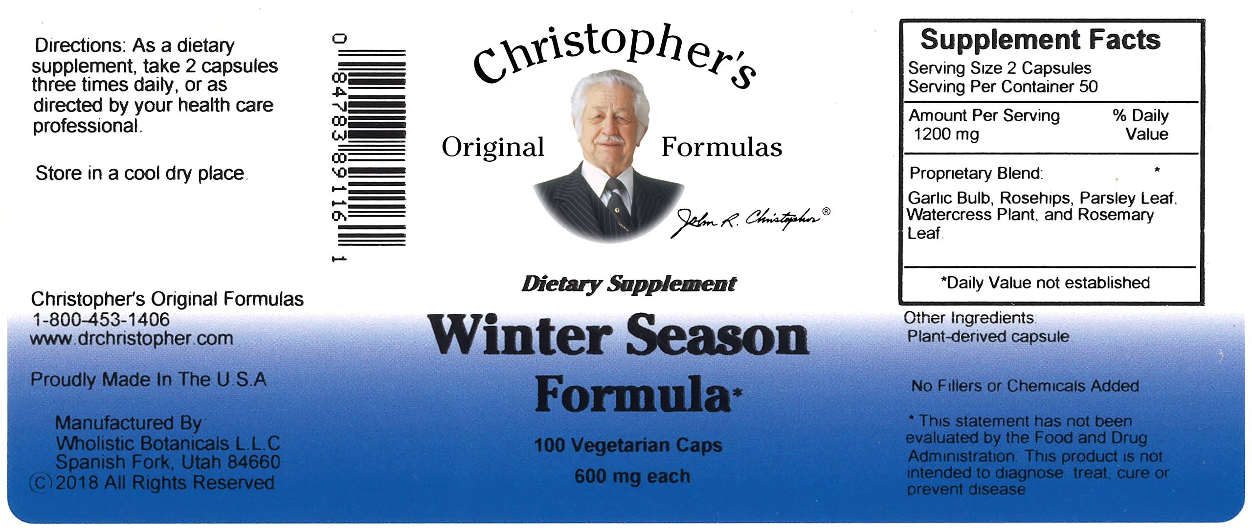 Vegetarian vitamin and mineral blend