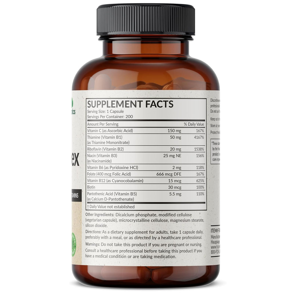vegetarian vitamin b complex capsules