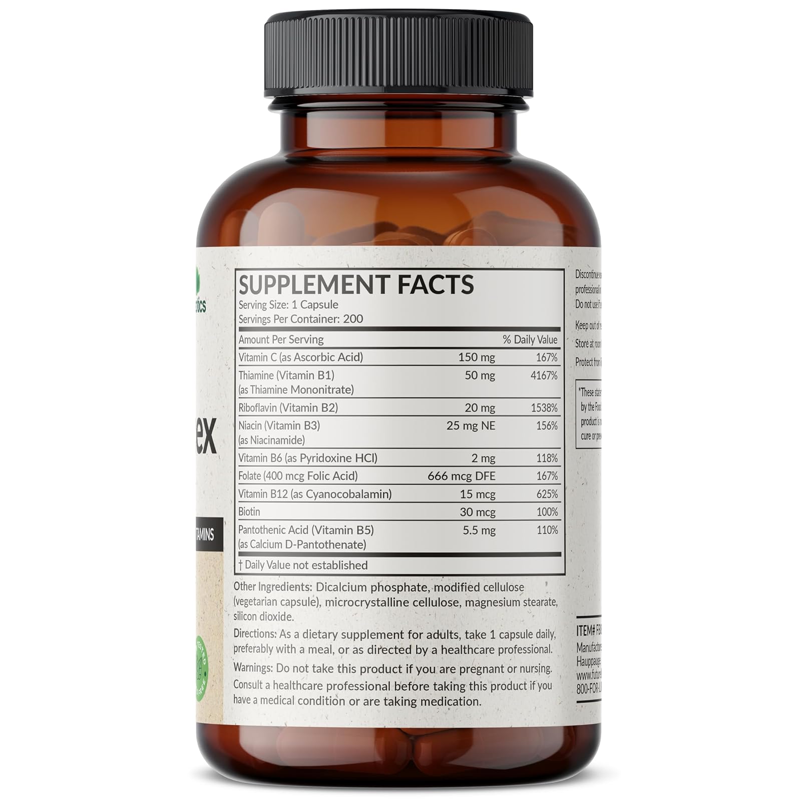 vegetarian vitamin b complex capsules