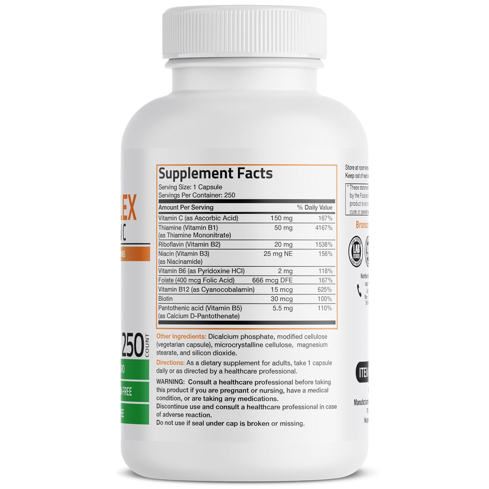 vegetarian vitamin b complex supplement