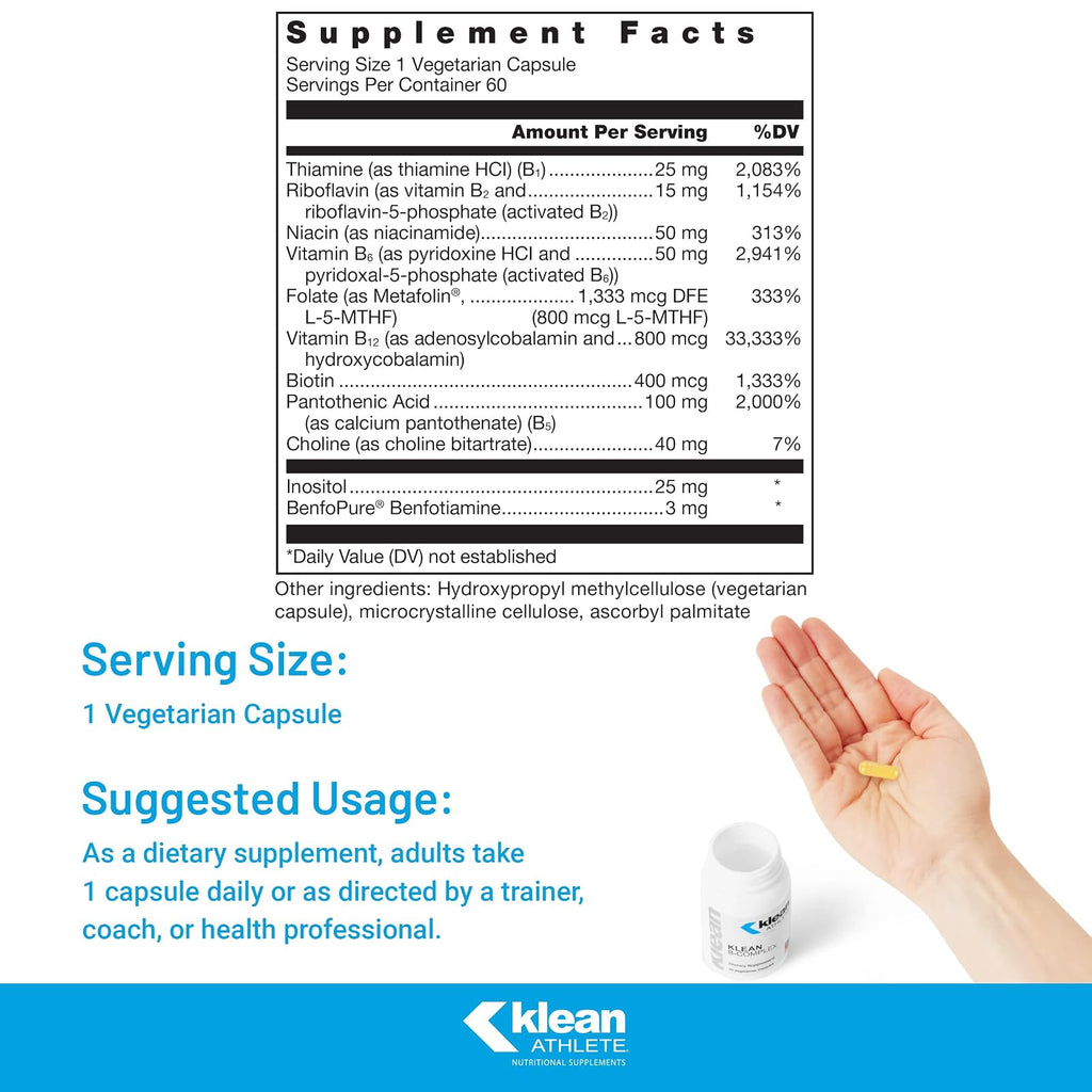 vegetarian vitamin b complex supplement