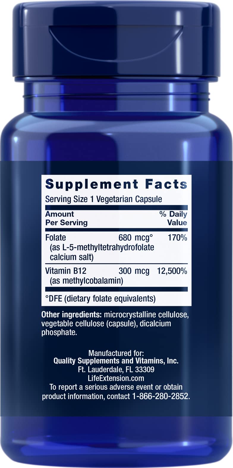Vegetarian vitamin B12 capsules for energy
