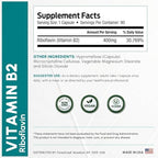 Vegetarian Vitamin B2 for daily wellness
