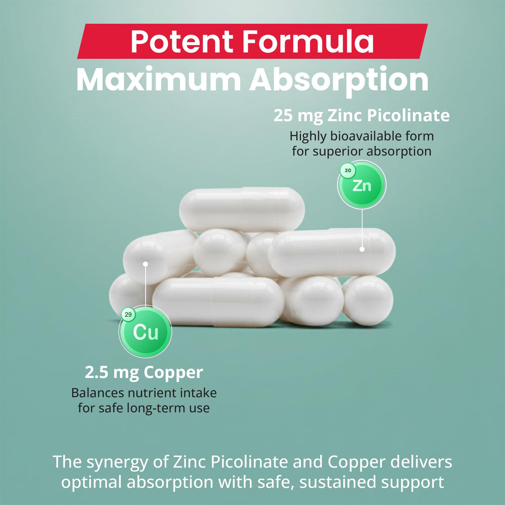 vegetarian zinc capsules for daily use