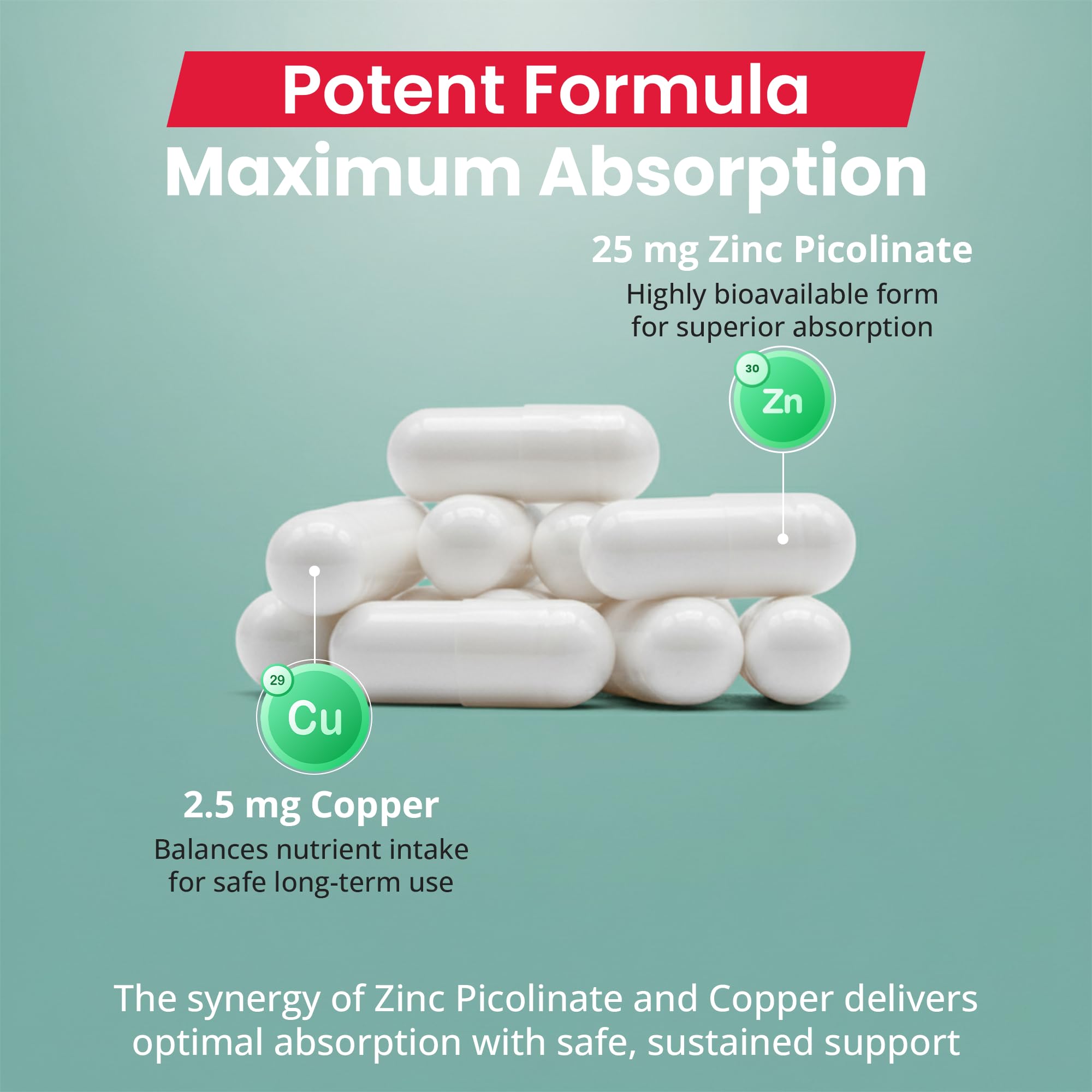 vegetarian zinc capsules for daily use