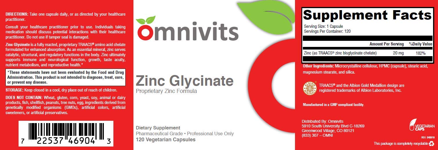 vegetarian zinc capsules for wellness