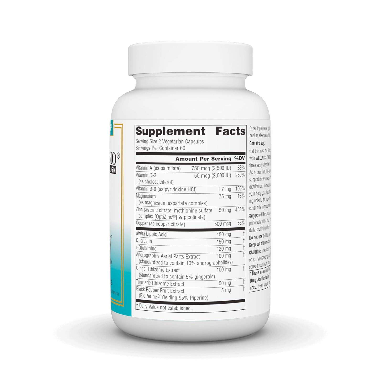 vegetarian zinc capsules for wellness